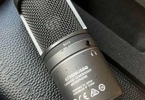 Микрофон проводной Audio-Technica AT2020usb+