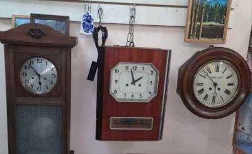Старинные настенные часы: 3 разных