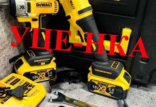 Болгарка + Гайковерт dewalt набор 2в1