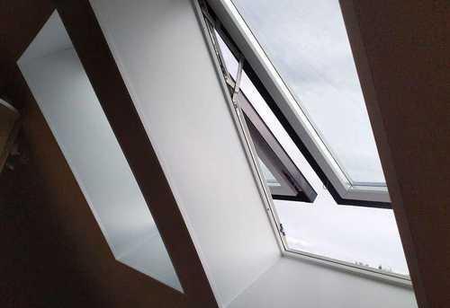 Мансардное окно из профиля Rehau 740x1240 мм