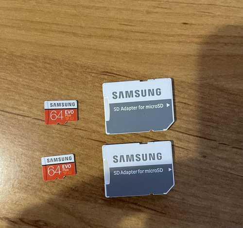 Карта памяти Samsung EVO Plus 64gb