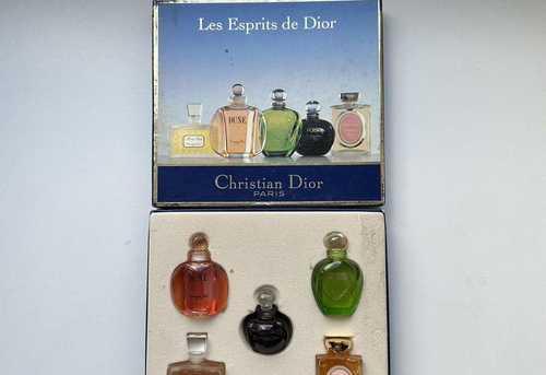 Christain dior набор миниатюр духов винтаж 1996