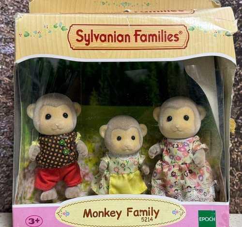 Новый набор Sylvanian Families Семья Обезьян