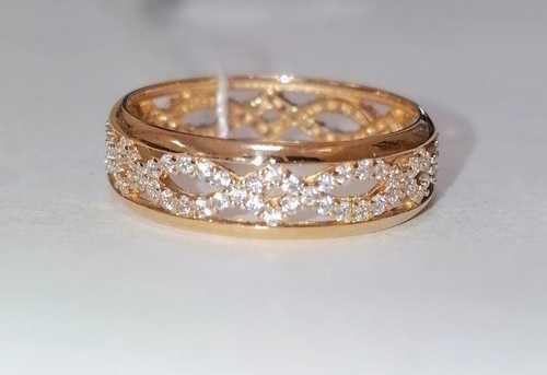 Золотое кольцо 16.5 размер