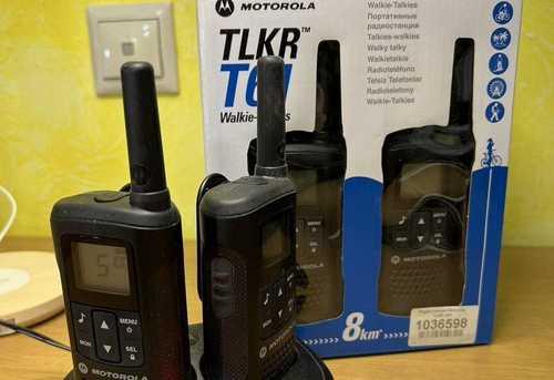 Рации motorola tlkr t61