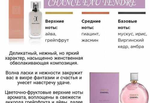 Духи женские Chance Eau Tendre Chanel