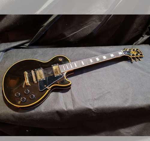 Реплика Gibson Les Paul Custom чёрная доработанная