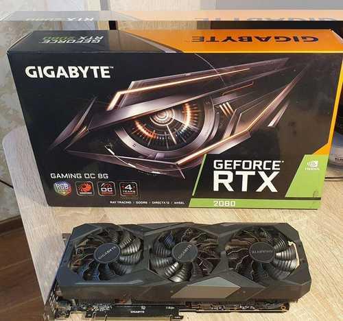 Видеокарта rtx2080 8g Gigabyte Gaming OC