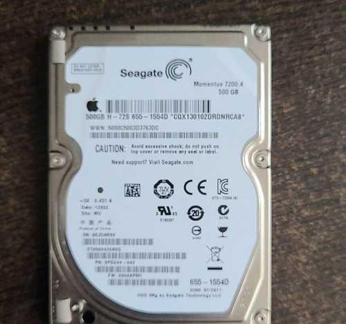 Жесткий диск для macbook SATA 2.5