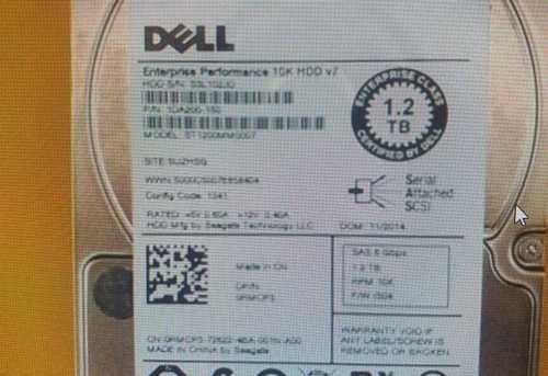 HDD 2,5" 1,2TB dell 10K 6.0Gbps