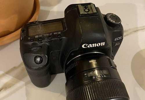 Зеркальный фотоаппарат canon 5D mark ii body