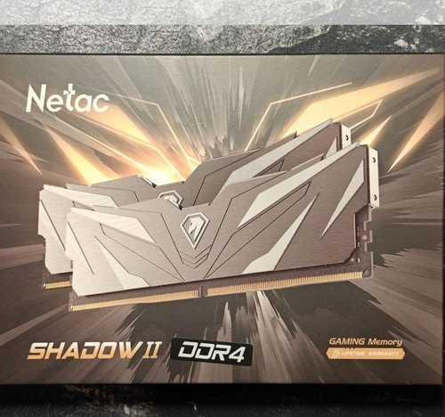 DDR4 Netac Shadow II 32Gb (16Gbх2) 3200Mhz