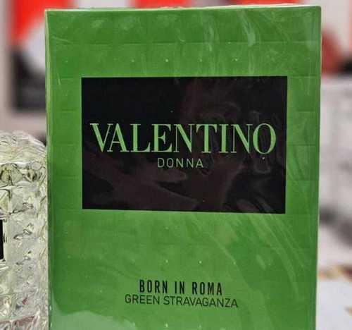 Valentino Valentino Donna Born In Roma Green Strav