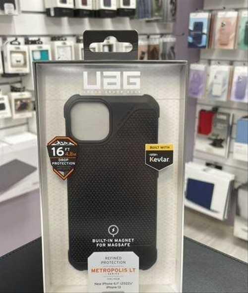 Uag iPhone 14 Metropolis LT Black (MagSafe)