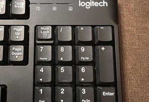 Клавиатура офисная logitech