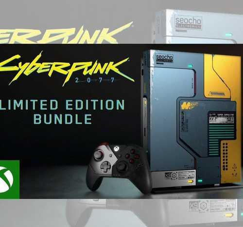 Xbox one X (1Tb) Limited edition "Cyberpunk" Б/У