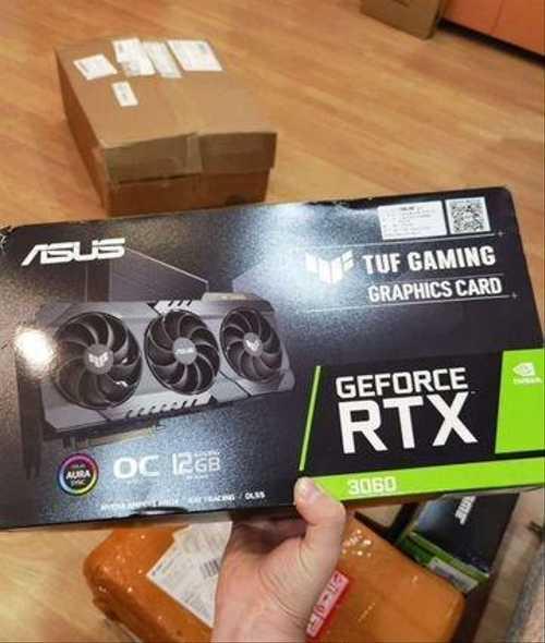 Видеокарта asus TUF Gaming GeForce RTX 3060 OC 12G