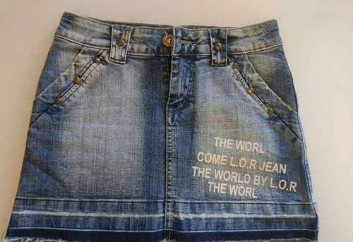 Юбка джинсовая, шорты джинсовые