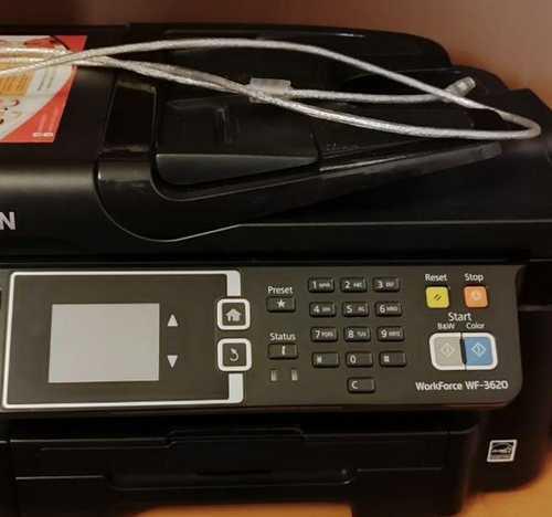 Мфу Epson Workforce WF-3620 с снпч