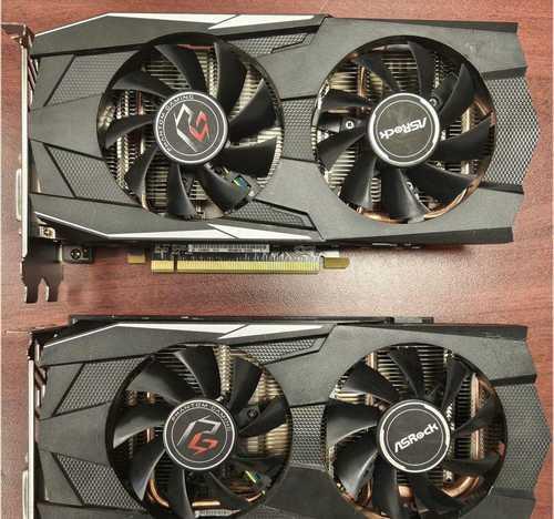 Видеокарты RX 580 8gb Asrock неисправные - 2 шт