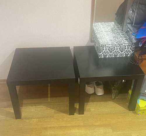 Журнальный столик IKEA черный