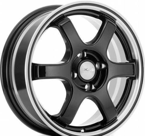 R15 5x100 6J ET38 D57,1 Скад Киото антрацит-алмаз