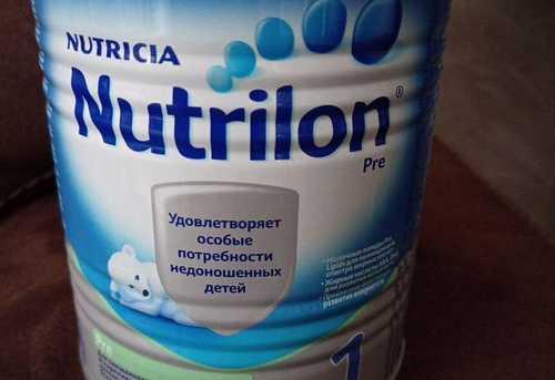 Детская смесь nutrilon pre для недоношенных детей