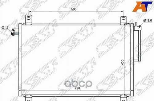 Радиатор кондиционера chevrolet trailblazer/GMC