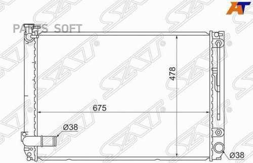 Радиатор охлаждения Лексус RX350 2GR V6 3.5 06-08