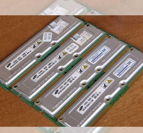 Samsung Rimm Rdram 512Mb (4x128Mb) / PC800 / 40ns