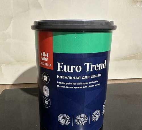 Банка краски Tikkurila Euro Trend