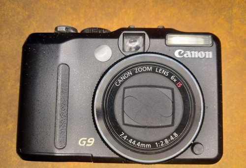 Компактный фотоаппарат Canon Powershot G9