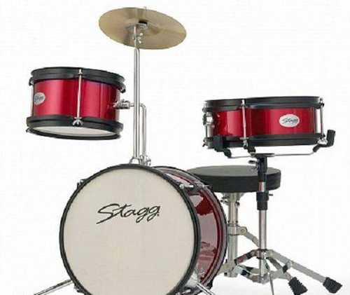Детская ударная установка Stagg TIM JR 3/12 RD