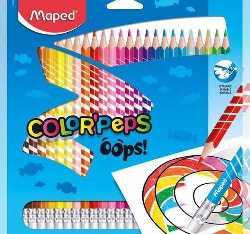 Карандаши цветные maped "color peps oops"