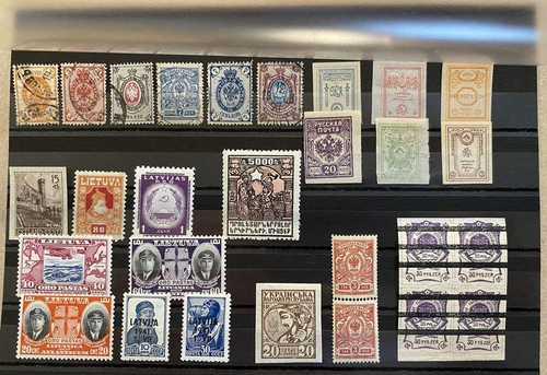 Почтовые марки царской России и гражданской войны