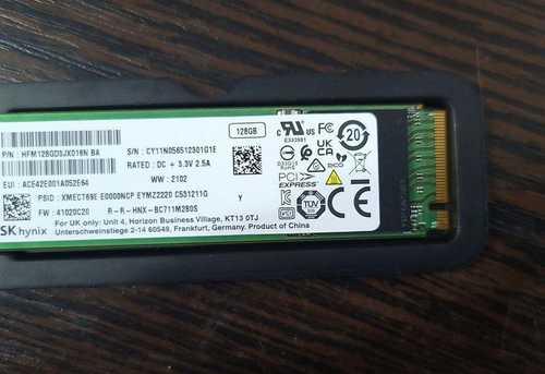 Продам SSD M2 накопитель 128gb
