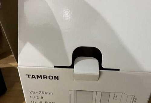 Объектив tamron 28 75mm f 2.8 rxd