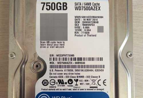 Жесткий диск 750Gb 3.5"