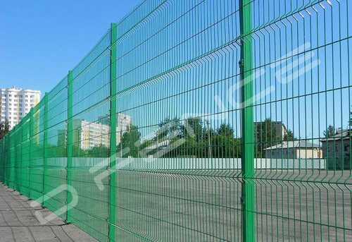Забор 3D сетка, 3д панель 2,64х2 м, д.3/4 мм, Zn
