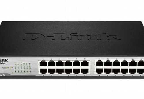 Коммутатор D-link dgs-1024c 24 порта гигабитный