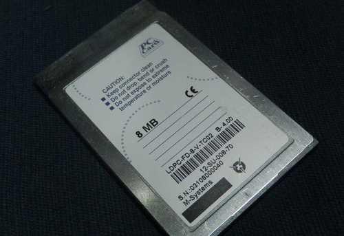 PC card M-systems 8MB pcmcia FlashLite 100