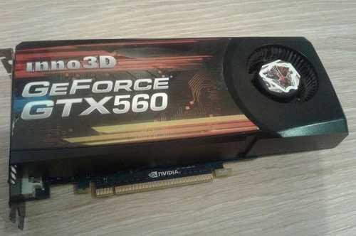 GeForce GTX 560 bit 256 состояние отличное 5+
