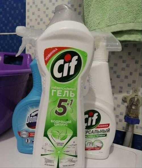 Средство чистящее cif, domestos