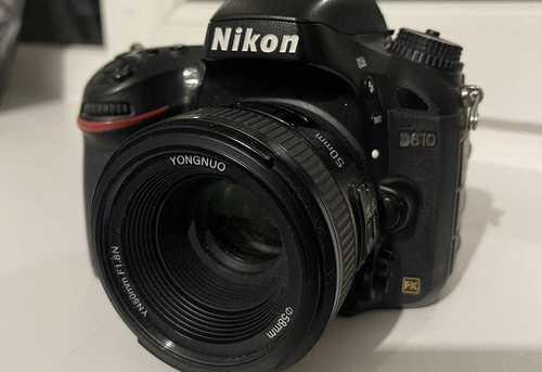Зеркальный фотоаппарат nikon610