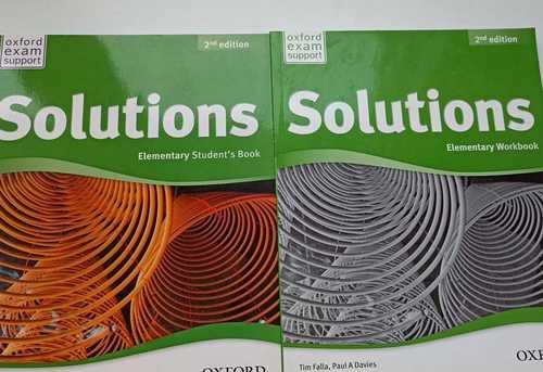 Учебник и рабочая тетрадь по английскому Solutions