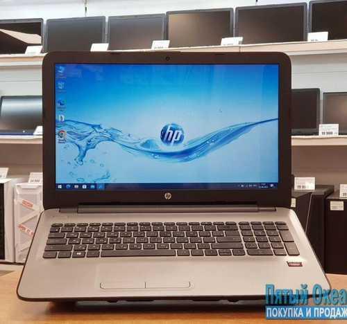 Ноутбук HP 15, AMD A8 7410, RAM 6Gb, R5 M430 2Gb