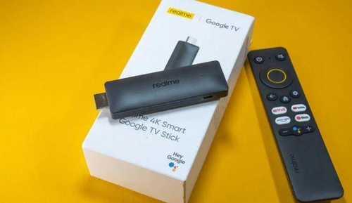 Realme Google TV Stick 4K,2/8Гб,Гарантия,Доставка