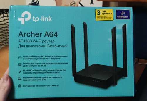 Wifi роутер tp-link archer a64