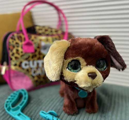 Щенок furreal friends с переноской
