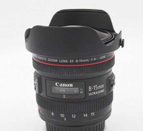 Canon EF 8-15mm f/4.0L Fisheye USM (состояние 4)